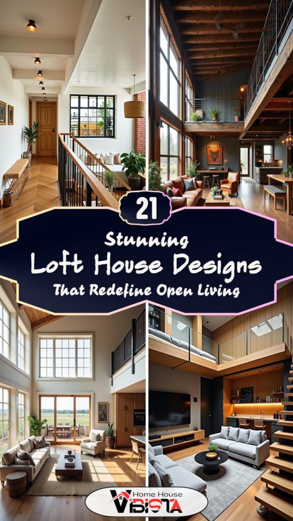 21 Stunning Loft House Designs That Redefine Open Living - Vibista Home ...