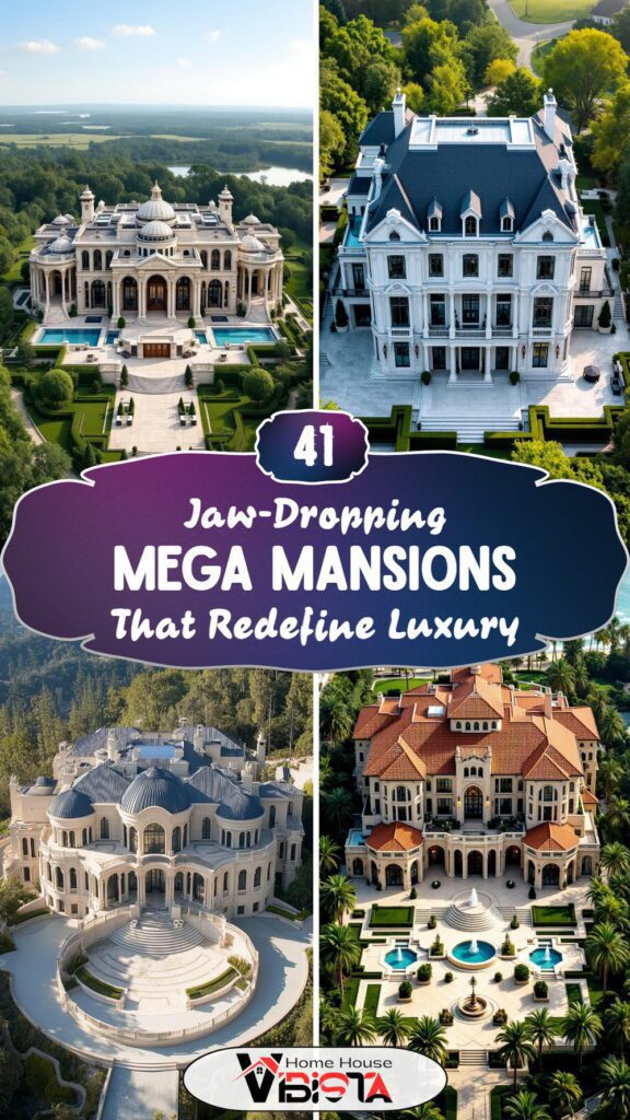 41 Jaw-Dropping Mega Mansions That Redefine Luxury - Vibista Home House