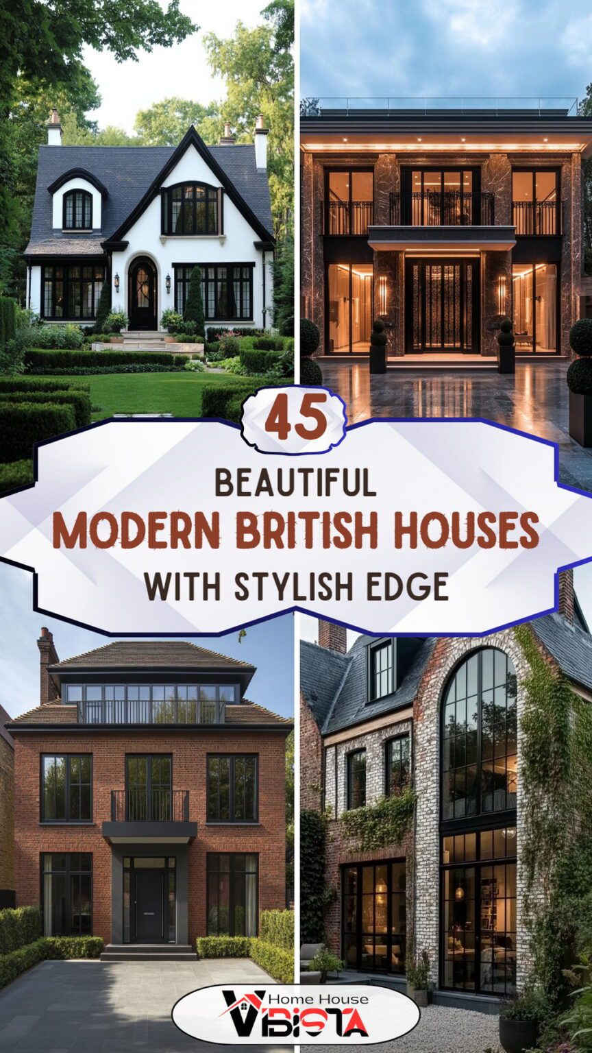 45 Beautiful Modern British Houses with a Stylish Edge - Vibista Home House