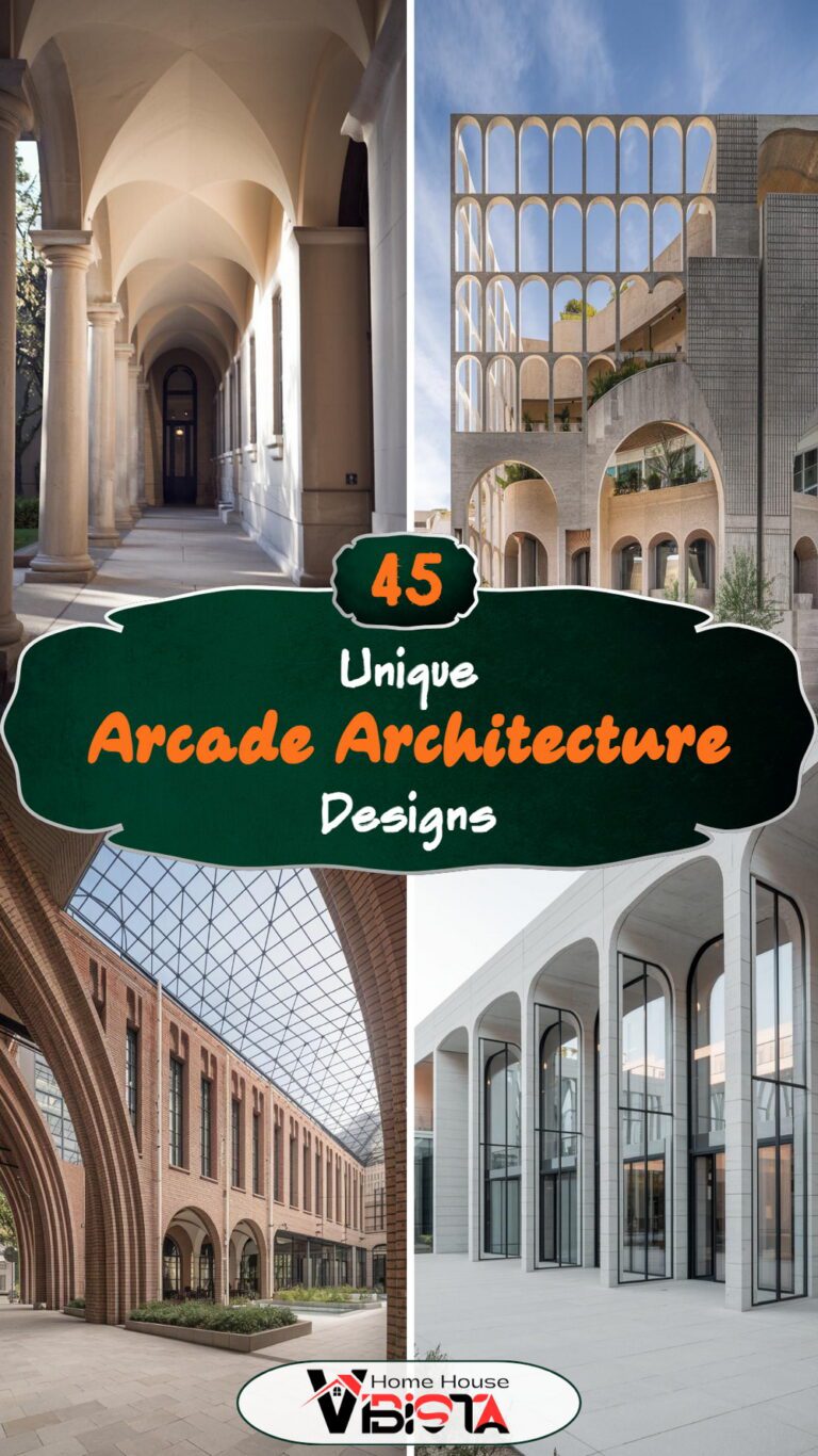 45 Unique Arcade Architecture Designs - Vibista Home House