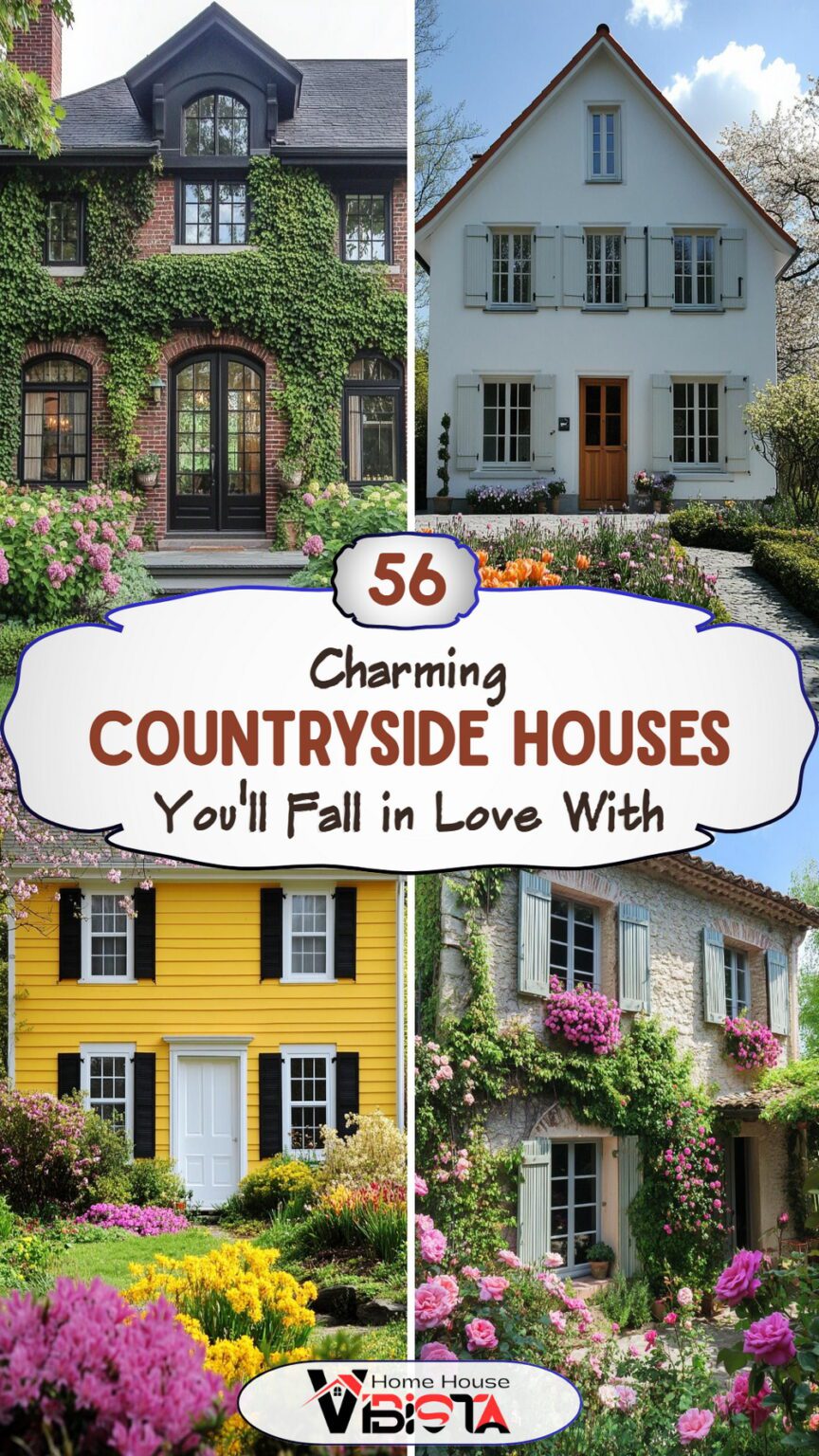 56 Charming Countryside Houses You’ll Fall in Love With - Vibista Home ...
