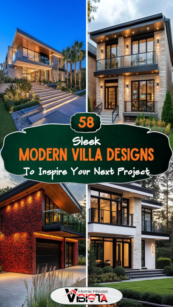 58 Sleek Modern Villa Designs to Inspire Your Next Project - Vibista ...