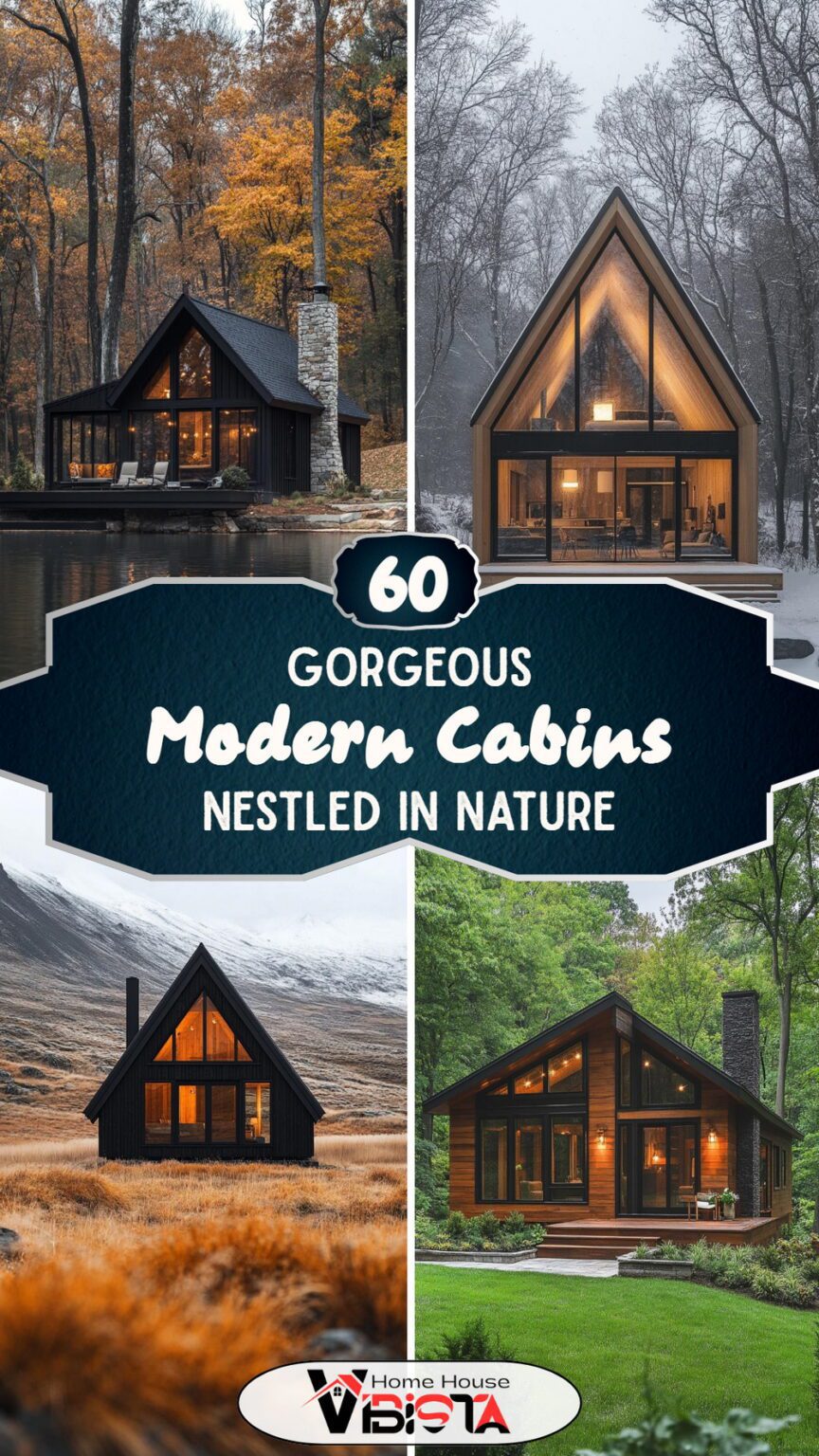 60 Gorgeous Modern Cabins Nestled in Nature - Vibista Home House