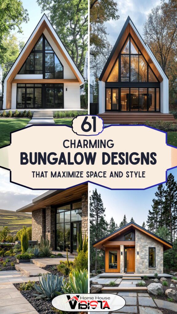61 Bungalow Designs That Maximize Space and Style - Vibista Home House