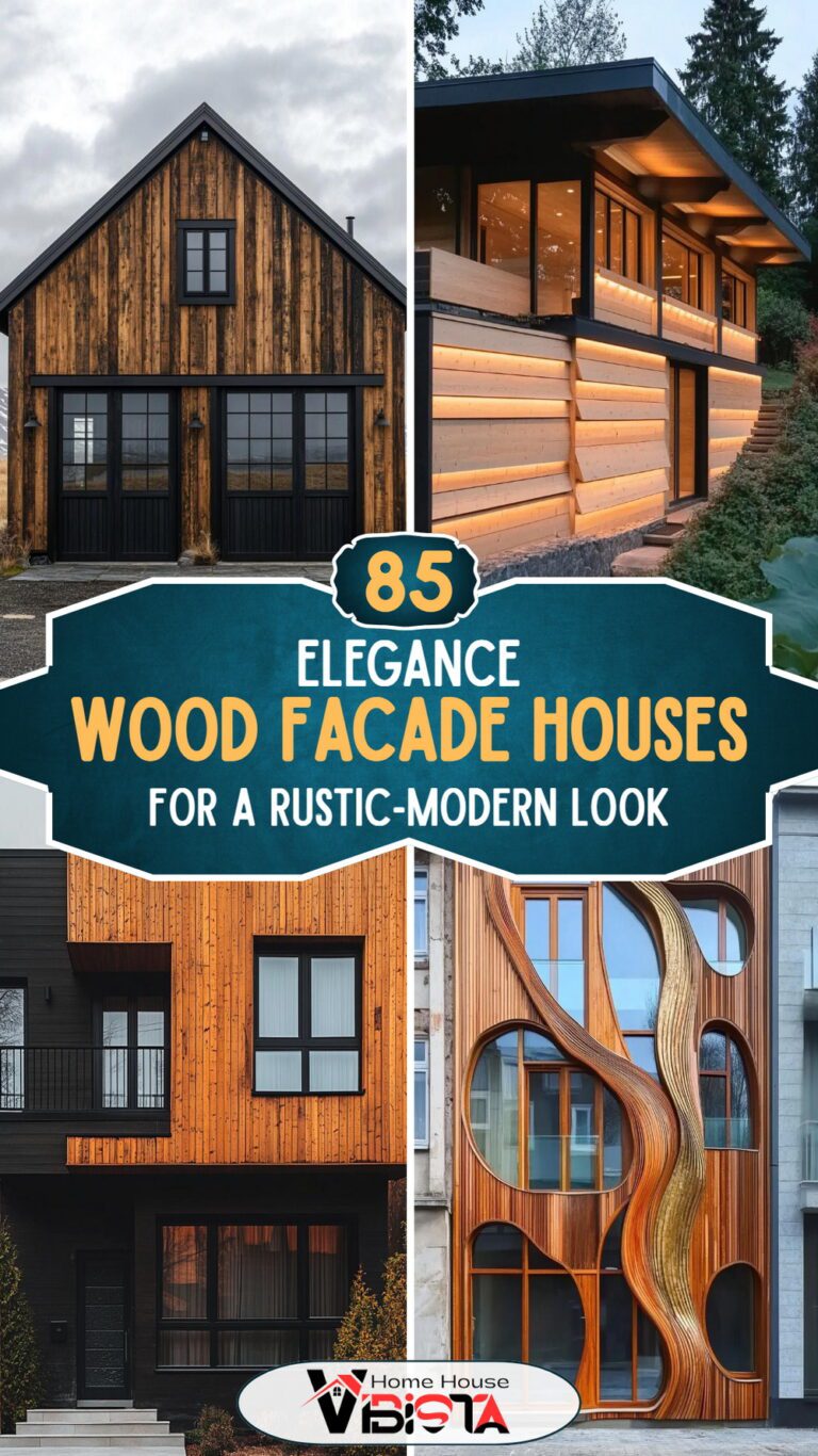 85 Wood Facade Houses for a Rustic-Modern Look - Vibista Home House